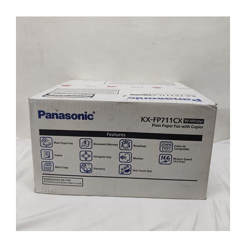 PANASONIC KX-FP711 CX PLAIN PAPER FAX WITH COPIER ( WHITE ) | Shopee Philippines