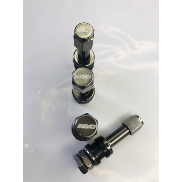 Gun Metallic Rays Pito Tubeless tire valve for motocycle and Cars ...