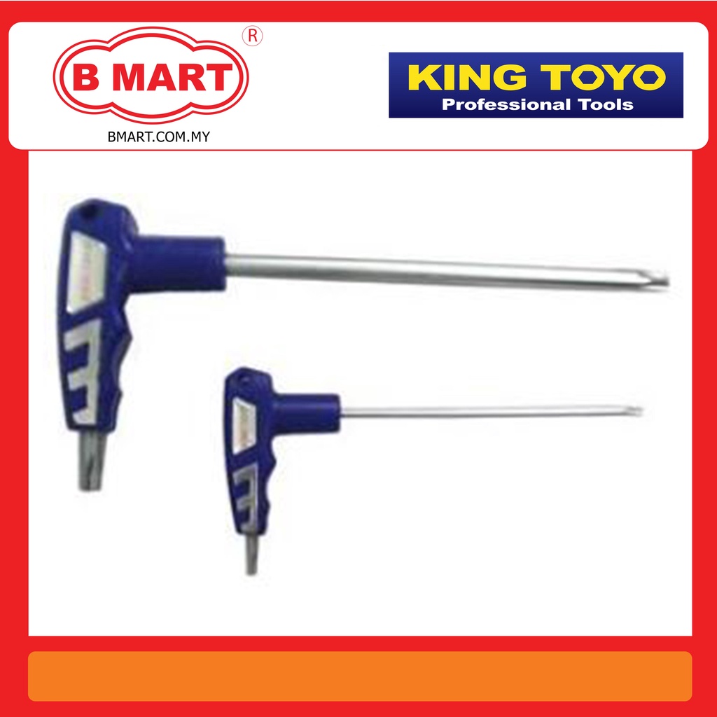 KING TOYO L-TYPE STAR HEX KEY TAMPER PROOF 100MM X T30/ T40/ T45/ T50 ...