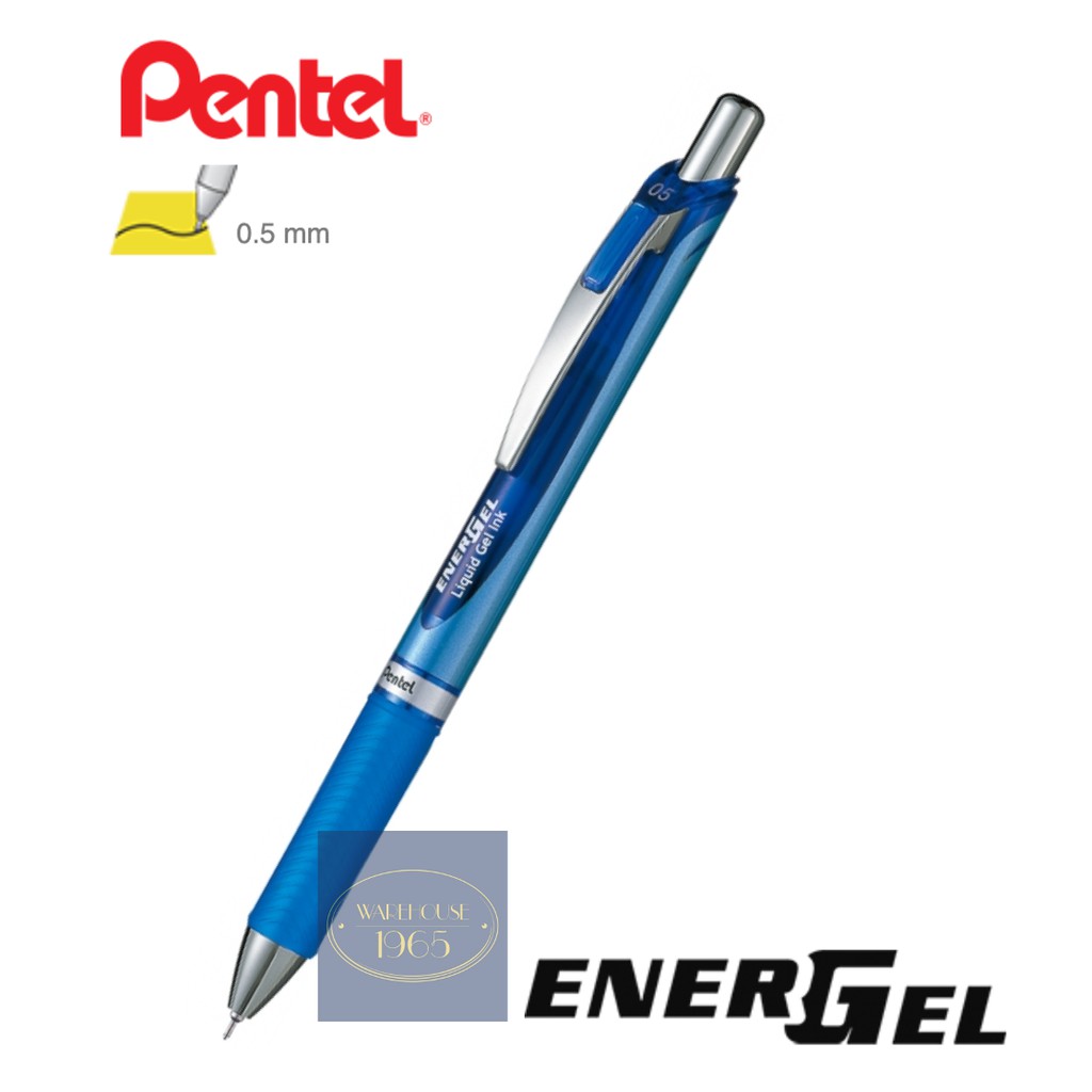 Pentel Energel gel pen 0.5 mm BLN75 With Replaceable Refill (Energel 0.5 mm.) Many Colors And ...
