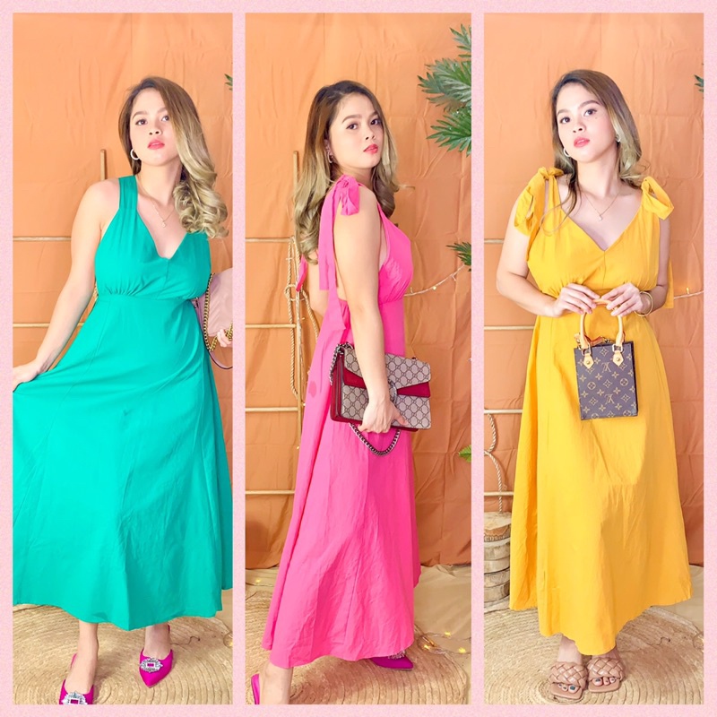 PBC ROSE DRESS (RAMIE LINEN) | Shopee Philippines