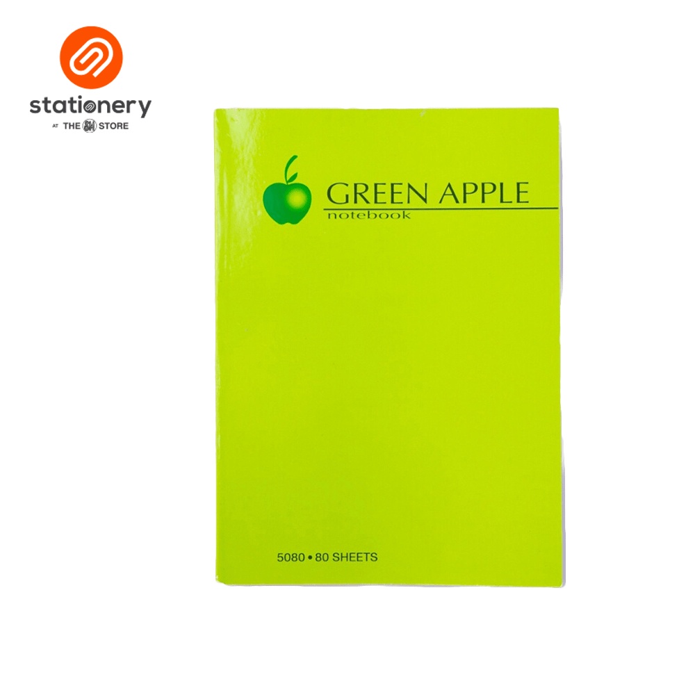 Green Apple Padded Notebooks 80 Leaves | Shopee Philippines