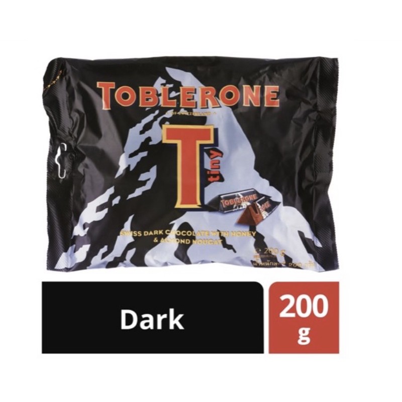 Toblerone Mini Dark Chocolate 200 gr (25 pcs) | Shopee Philippines