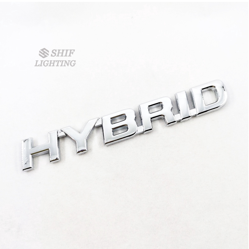 1 x ABS HYBRID Letter Car Auto Decorative Emblem Badge Decal Sticker ...