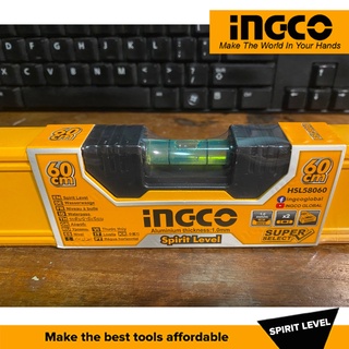 Ingco Spirit Level Leveling Tool 40CM-60CM HSL58040 / HSL58060 SS IHT ...