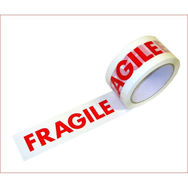OPP FRAGILE PACKING TAPE 66 METER / FRAGILE STICKER | Shopee Philippines