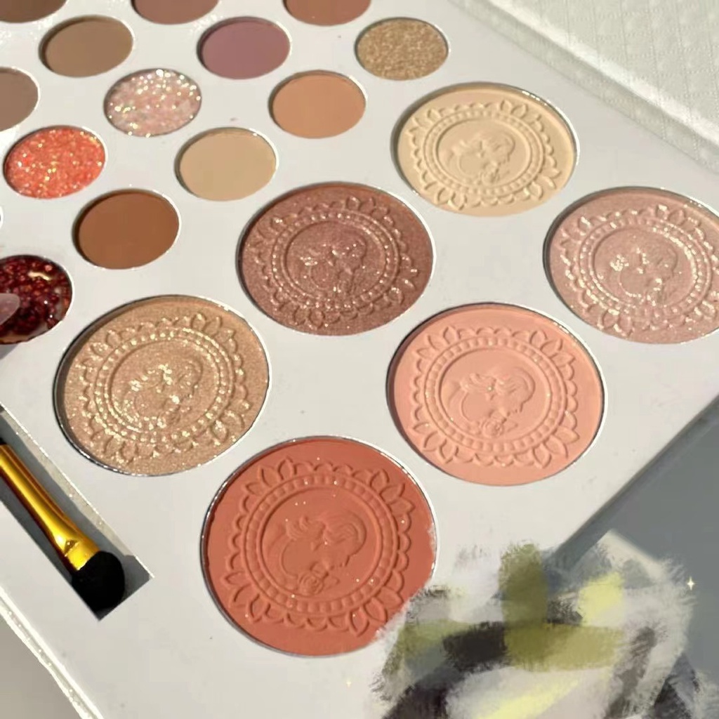 FC High imitation 26 color eyeshadow ribbon brush | Shopee Philippines