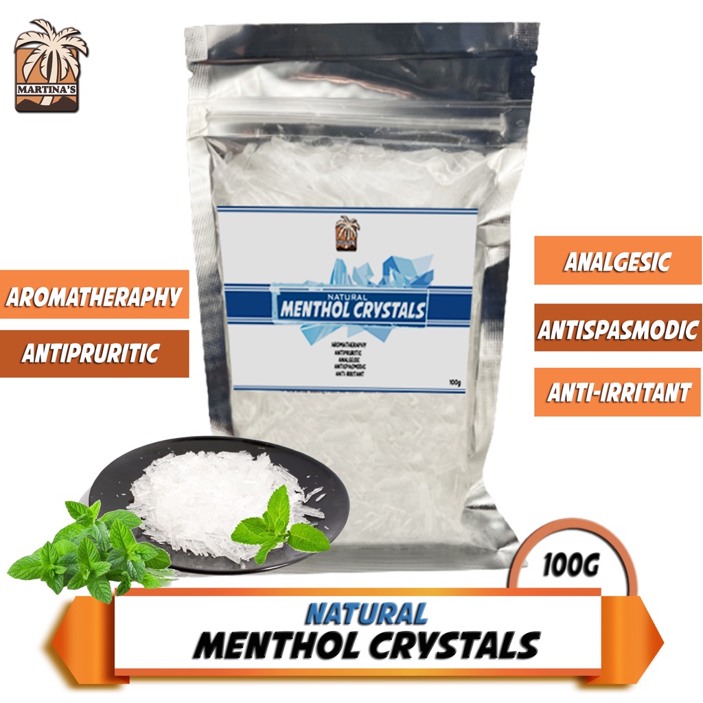 Martina's MENTHOL CRYSTALS (100g) | Shopee Philippines