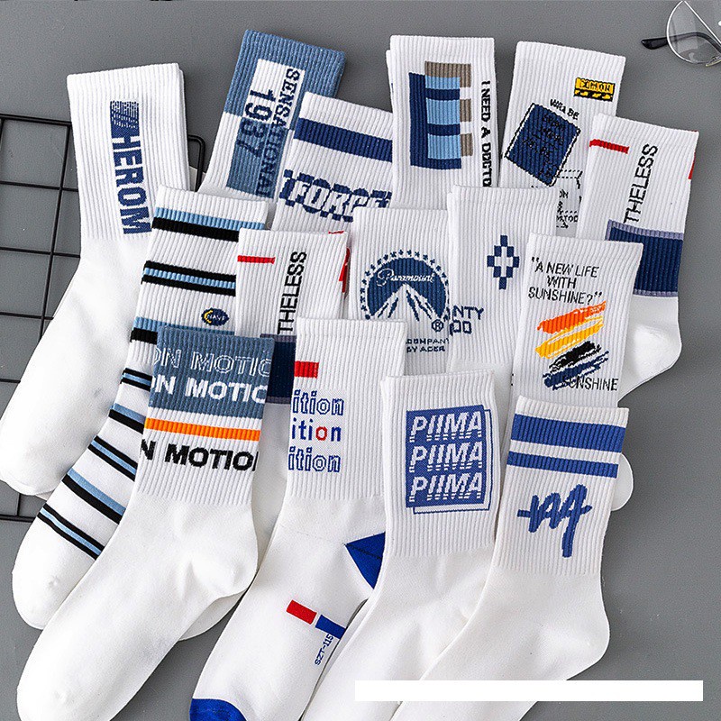 Long Hipsters Street Fashion Korea Casual Socks Over Ankle Socks ...