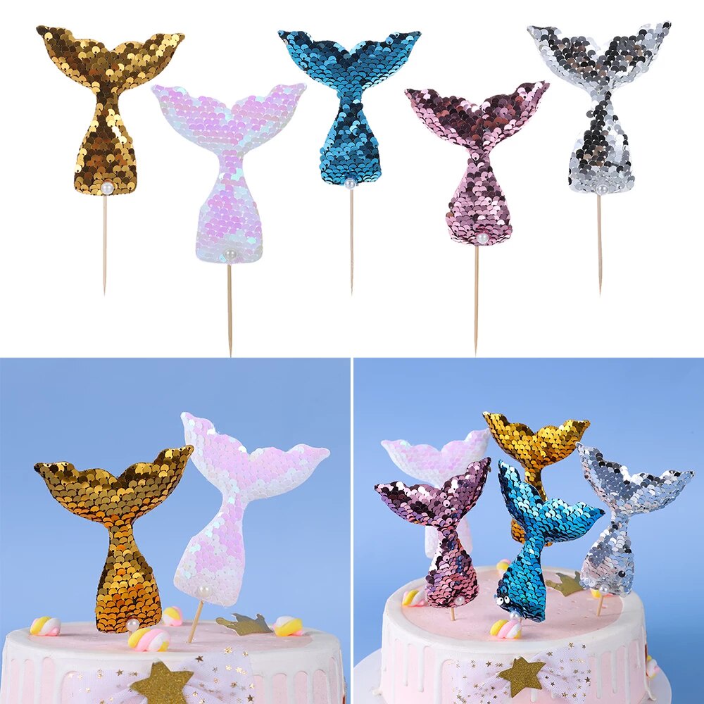 Mermaid Tail Sequin Topper sea underwater theme | Shopee Philippines