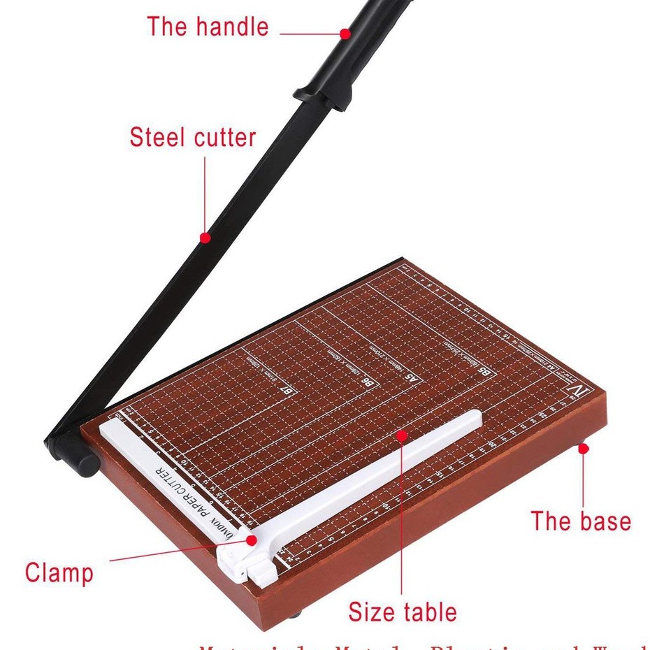 Polaris paper cutter A4 wooden for paper cutting | Shopee Philippines