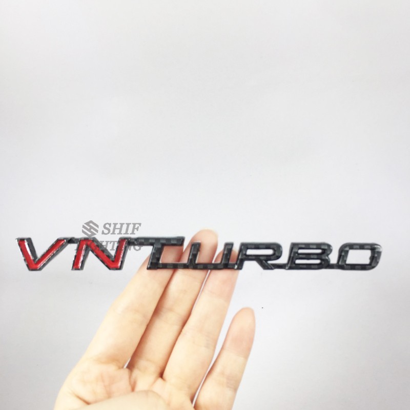 Carbon Fiber VN TURBO Logo Car Emblem Sticker Decal Toyota | Shopee ...