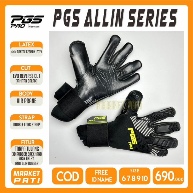 PRE ORDER NEW PGS PRO ALLIN CUSTOM SERIES NEWEST GOALKEEPER GLOVES 2022 ...