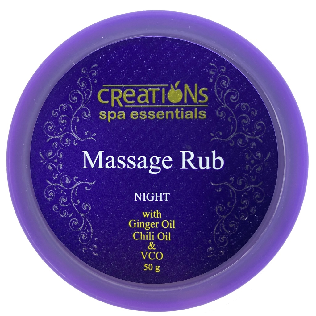 𝐎𝐑𝐈𝐆𝐈𝐍𝐀𝐋 CREATIONS SPA ESSENTIALS 50g MASSAGE RUB FOR HEADACHE, MUSCLE ...