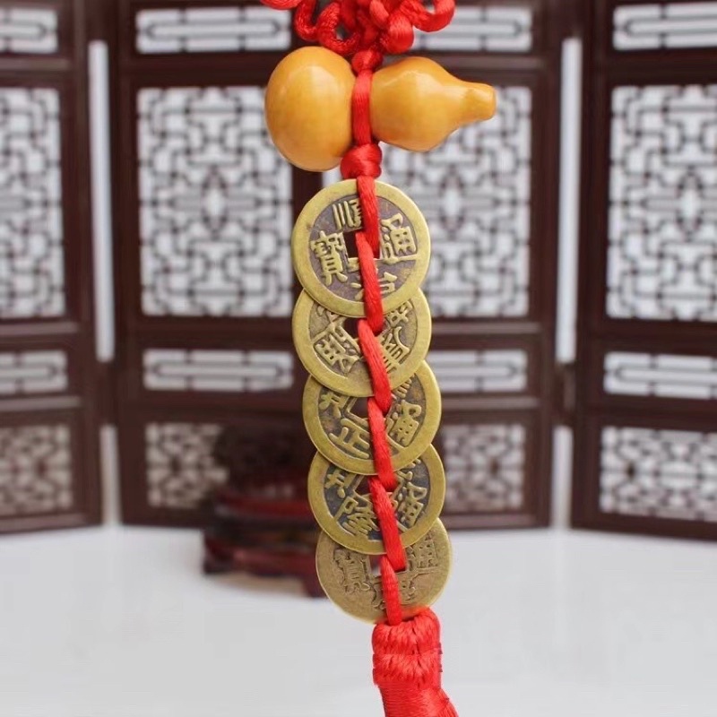 Wulou with Five Emperor Coins Lucky Charm Fengshui Pangsabit Wu Lou ...