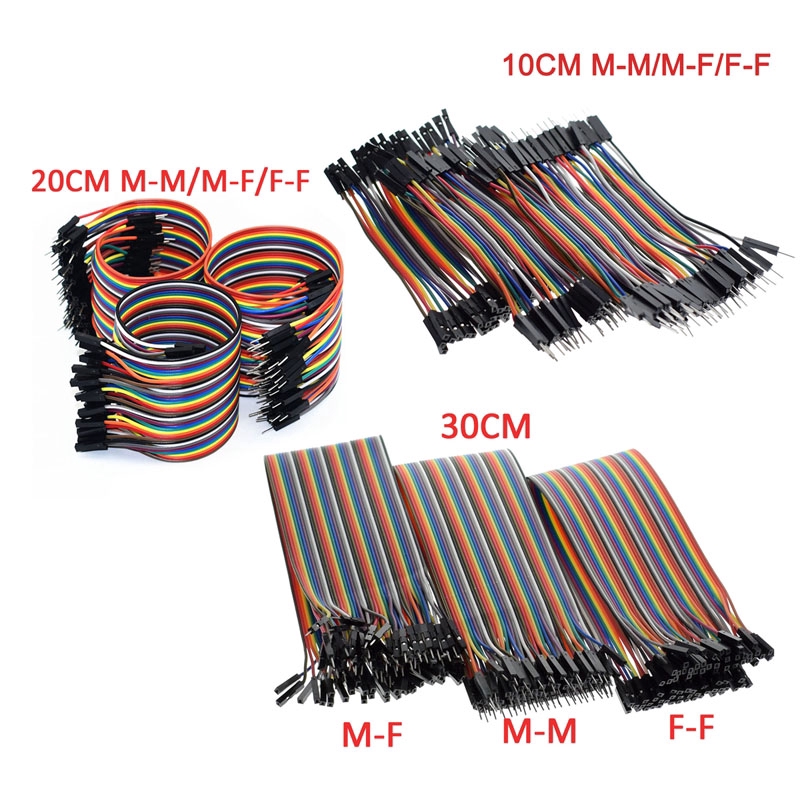 40P Dupont Line 10/20/30CM Male to Male/Female to Male or Female to ...