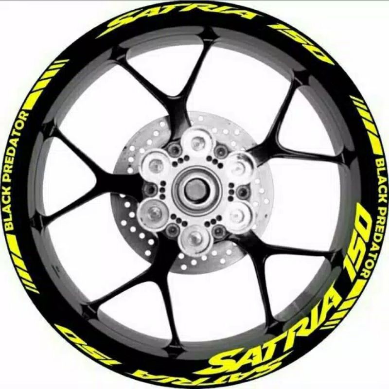 Yamaha SATRIA 150 Rim LIST STICKER NEW CUTTING STICKER | Shopee Philippines
