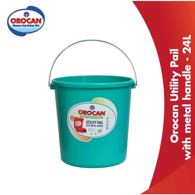 24 Liters Big Orocan Utility Pail Bucket PartyBuddyPH | Shopee Philippines