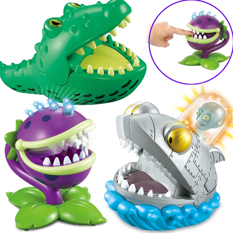 Plants vs Zombies Luminous Edition Piranha Bite Finger Sound and Light ...