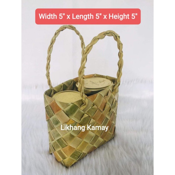 Native Pandan Bayong Bag SET OF 10 Packaging Souvenir Giveaways Loot ...