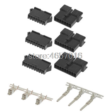 20sets JST 2.54mm SM 2/3/4/5/6 Pins Multipole Connector Plug With ...