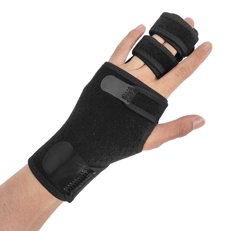 Adjustable Wrist Hand Finger Brace Left/Right Finger Splint Support for ...