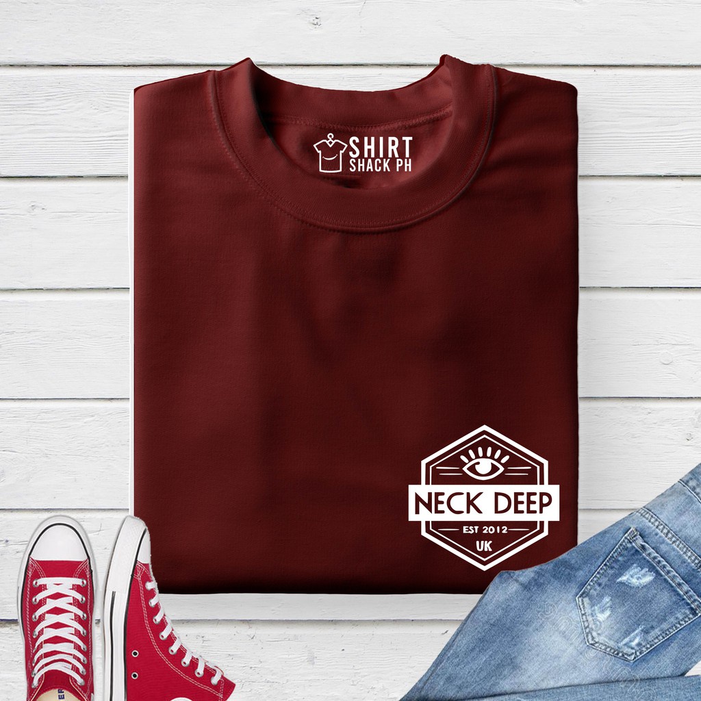 Neck Deep - Classic Pocket Print Logo Shirt 2 | Shopee Philippines