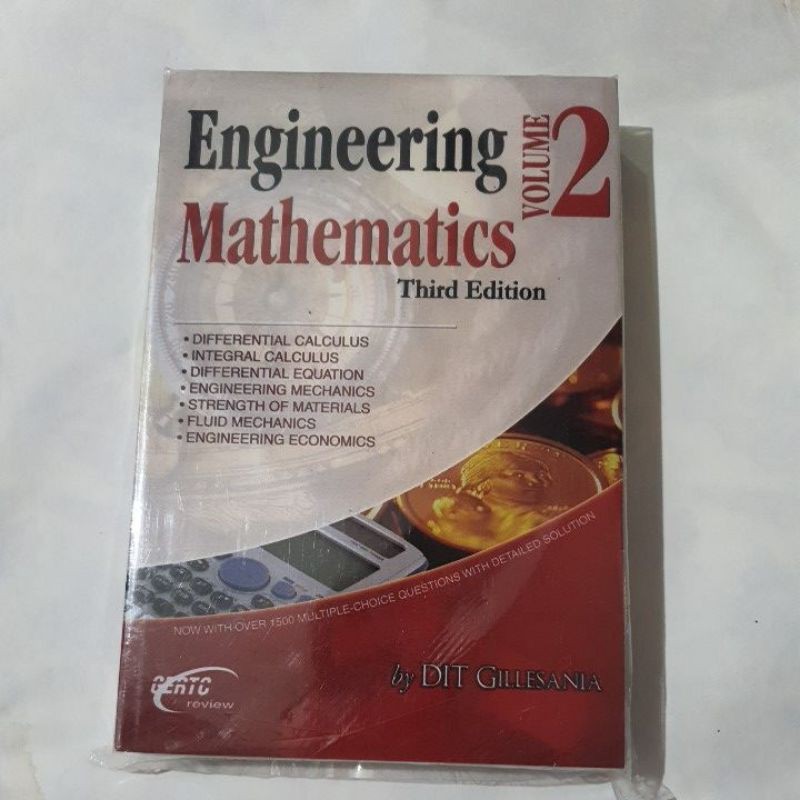 ENGINEERING MATHEMATICS (volume 2 third edition) | Shopee Philippines