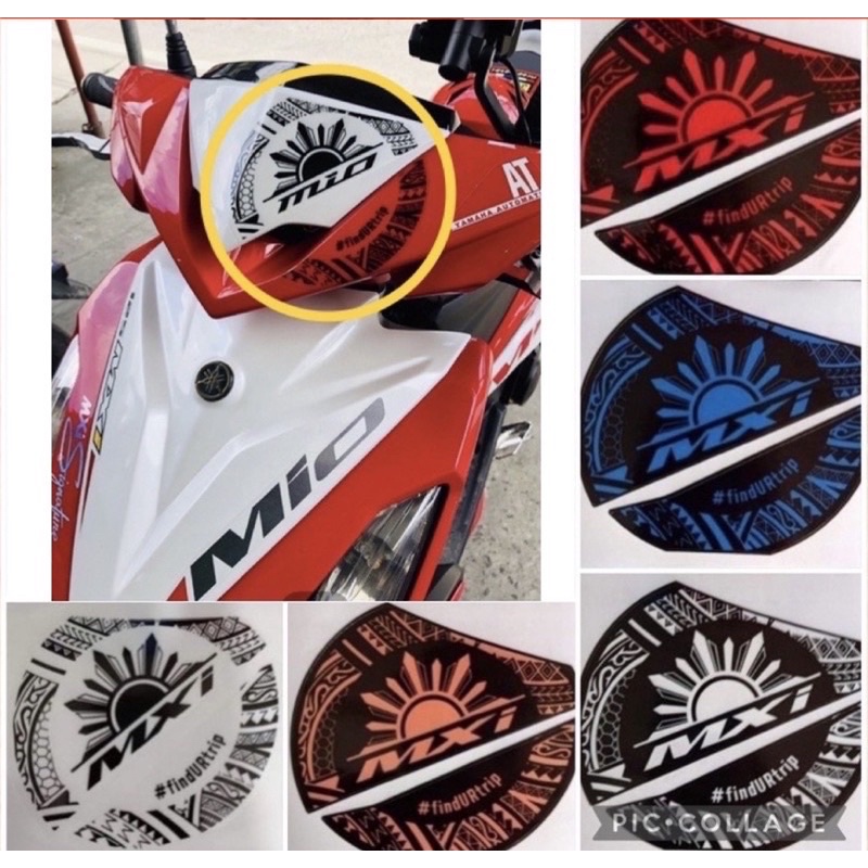 MXI FRONT #findurtrip DECALS PRINTED LAMINATED | Shopee Philippines