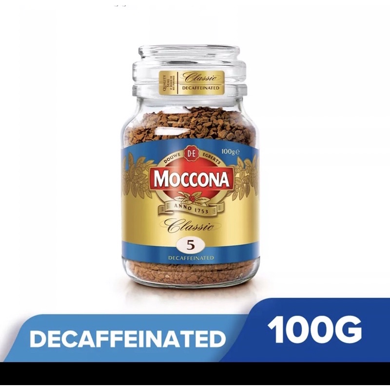 Moccona Classic Decaffeinated Freeze Dried 5 Coffee 100g | Shopee ...