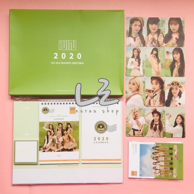 (G)I-DLE - 2020 Season's Greetings (Calendar Accordion Calendar ...