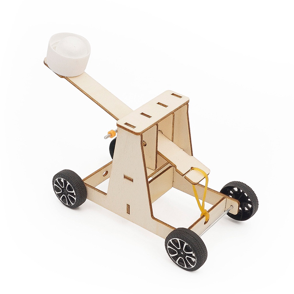 Wooden Catapult Model Kit DIY Trebuchet Educational Science Assembly ...