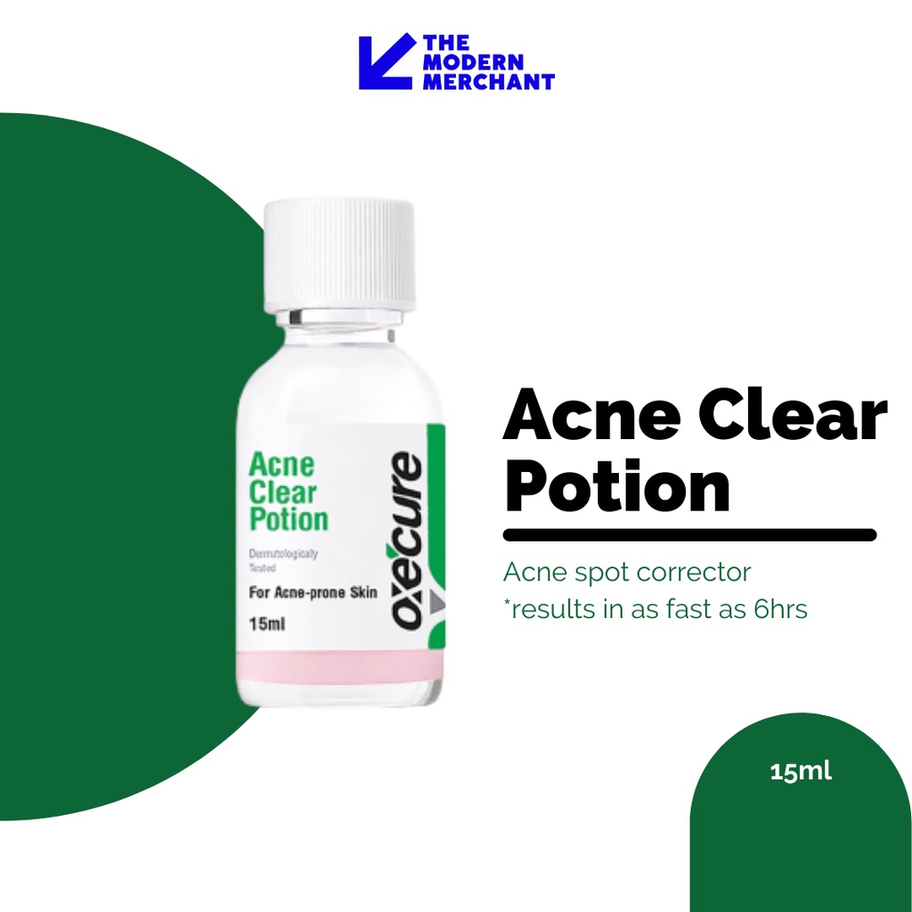 OXECURE Acne Clear Potion 15ml | Shopee Philippines