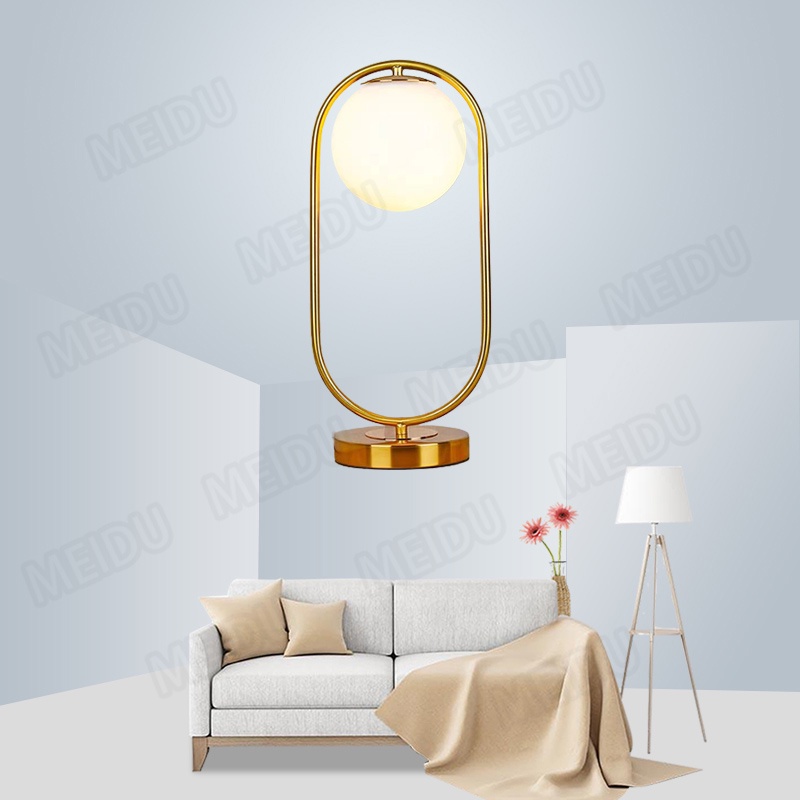 Luxury & Modern LED Table Lamp Gift Wedding Lampu Meja Bedside Table ...