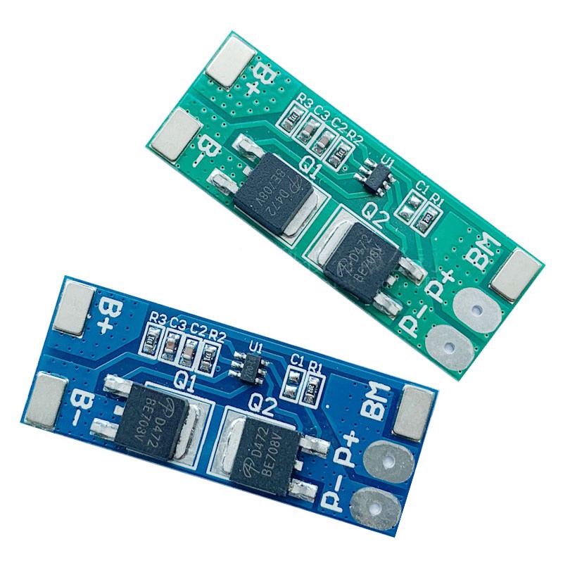 Li-Ion 2S 8A 7.4V 8.4V 18650 BMS 10A Peak Current Battery Protection Board for Li-Ion LifePo4 ...