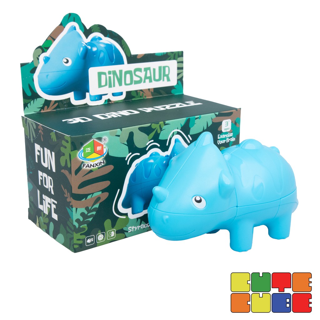 Rubik Dinosaur 2x2x3 FanXin Styracosaurus Cube | CuteCube | Shopee ...