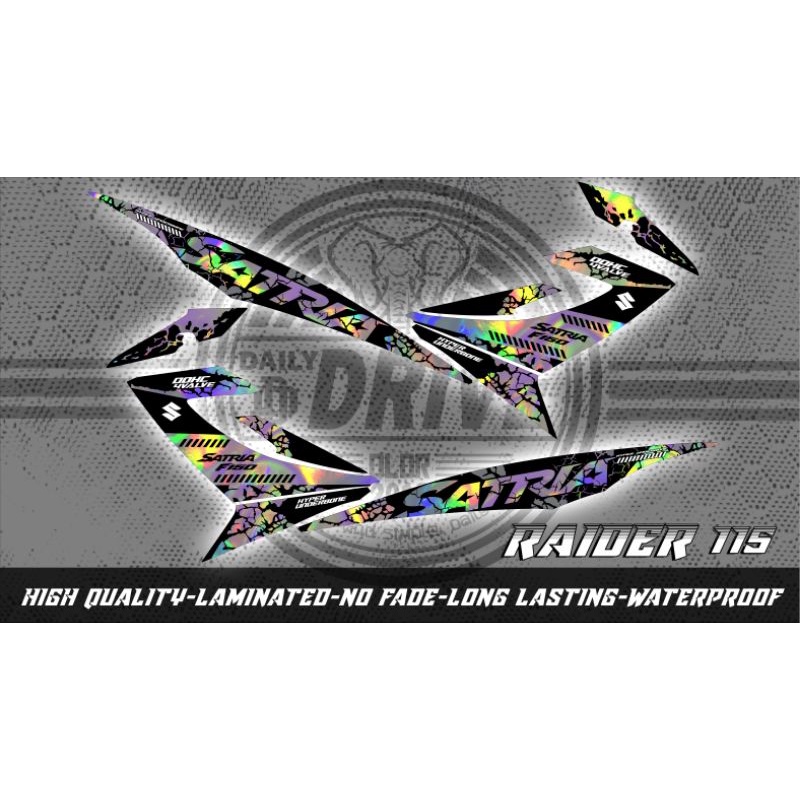 Suzuki Raider J115 Decal Sticker (New Design) | Shopee Philippines
