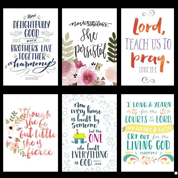 Batch 7 Home Decor Wall Decor Positive Quotes Bible Verse Poster A4 No ...