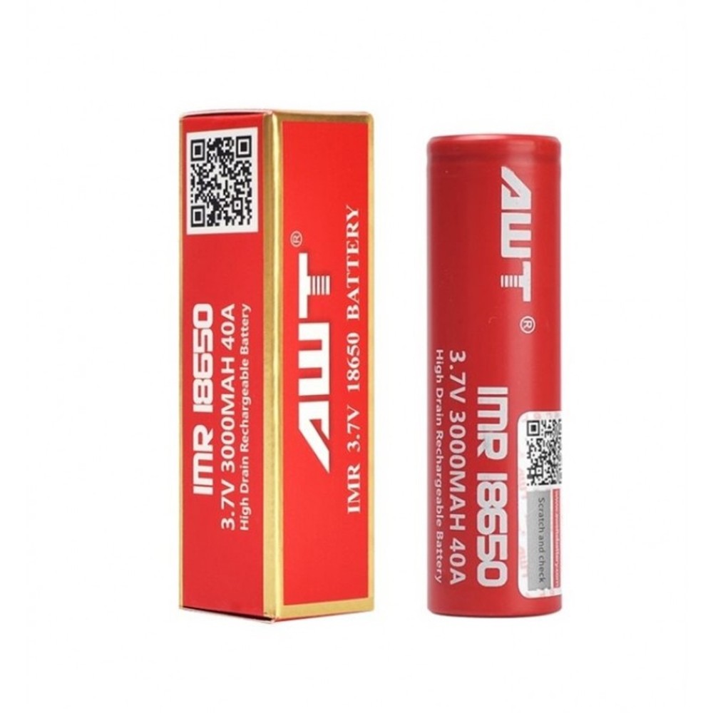 AWT 18650 3000 MAH RED BATTERY | Shopee Philippines