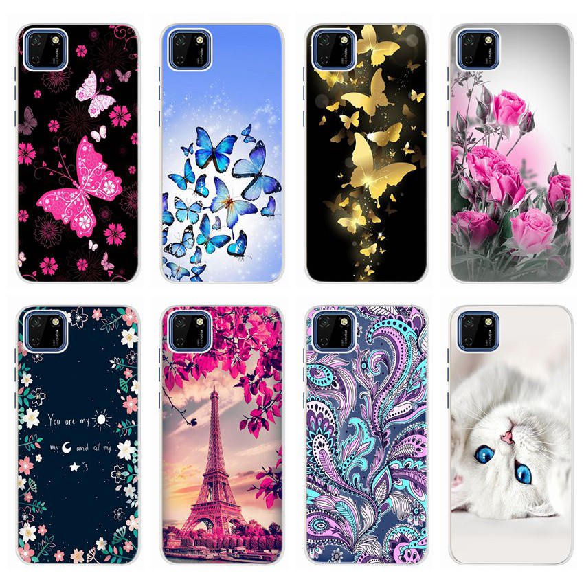 Huawei Y5P DRA-LX9 Y5P 2020 Case Cute Cat Butterlfy Pattern Soft ...