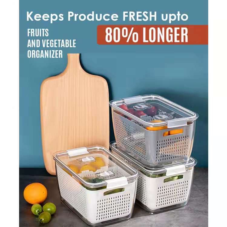 Japanese style Airtight Stackable Refrigerator Storage Organizer ...