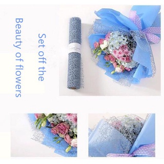 1 PCS Korean Jacquard Mesh Wrapping Paper 50x70 Cm ~ Flower Florist ...