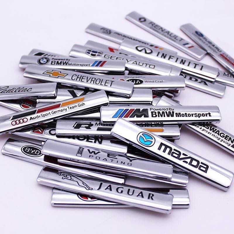 Personalized 3D Three-Dimensional Side Stickers Trunk Stickers Letters ...