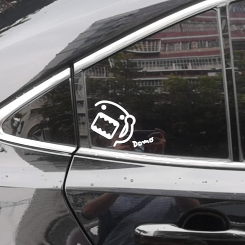 A Pair Package JDM Tama-kun Car Sticker domo Side Window Glass Sticker ...