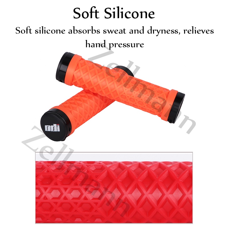 Vans&ODI MTB Grips Bike Handle Bar Grips Silicone Shock Absorption ...