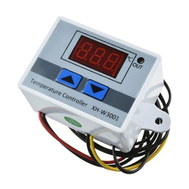 Temperature control switch XH-W3001 220V, 12VDC 10A - Control switch ...