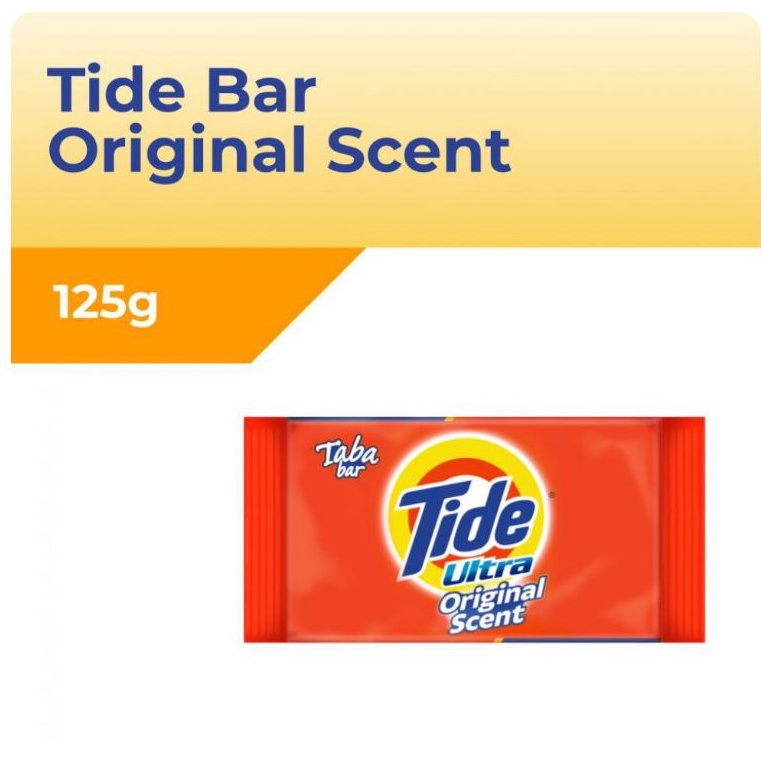Tide Cut-up Laundry Bar Detergent Original Scent 125g | Shopee Philippines