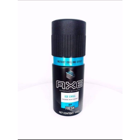 Axe Ice Chill Frozen Mint Scent Deodorant Body Spray 48Hour Fresh 150ml ...