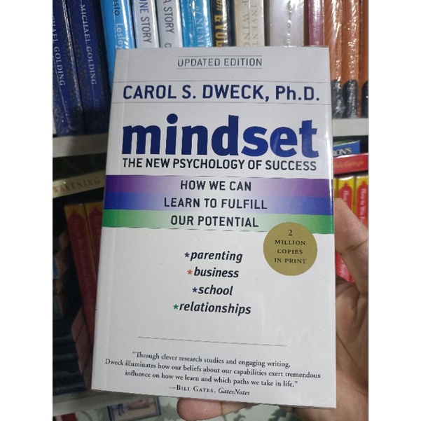 MINDSET: THE NEW PSYCHOLOGY OF SUCCESS by CAROL S. DWECK,Ph.D. | Shopee ...