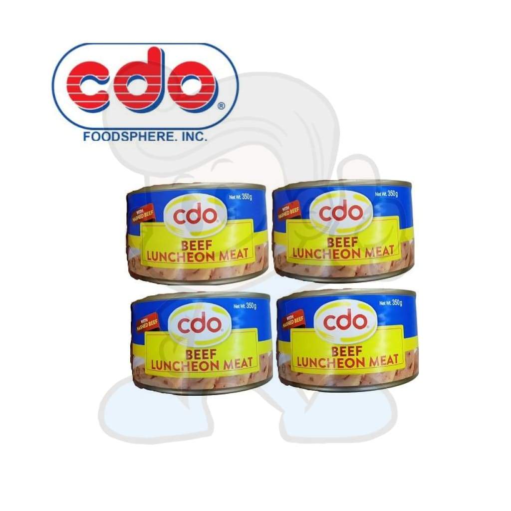 CDO Beef Luncheon Meat (4 x 350g) | Shopee Philippines
